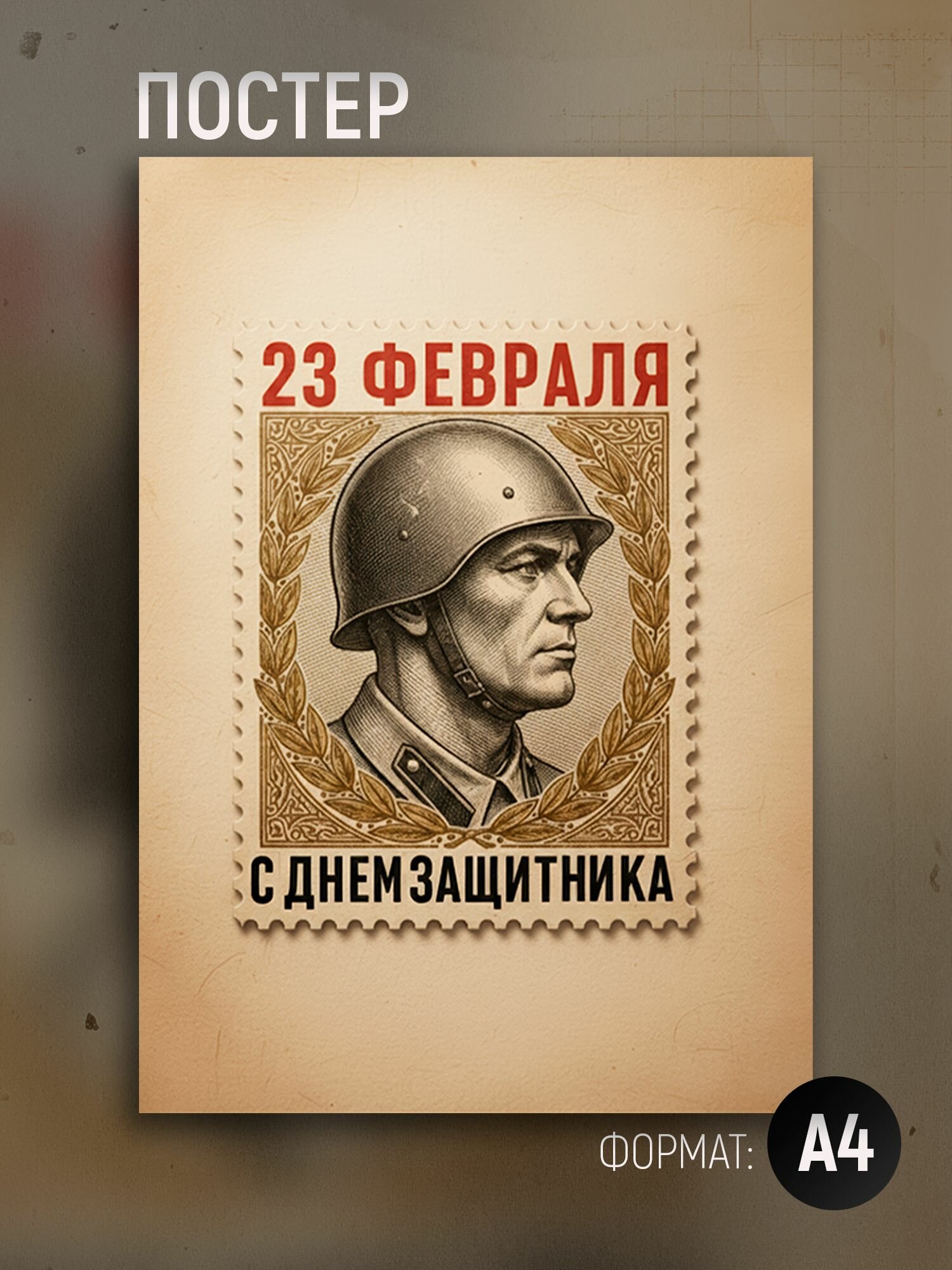 Плакат 23 февраля