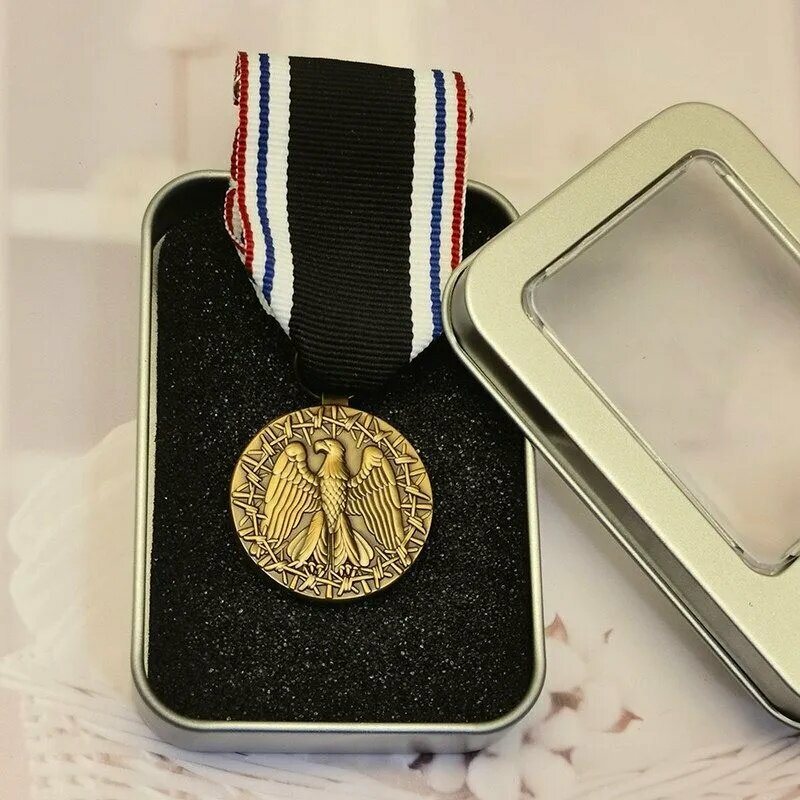 Американская Медаль За Пленённого Войны Модель На Булавке