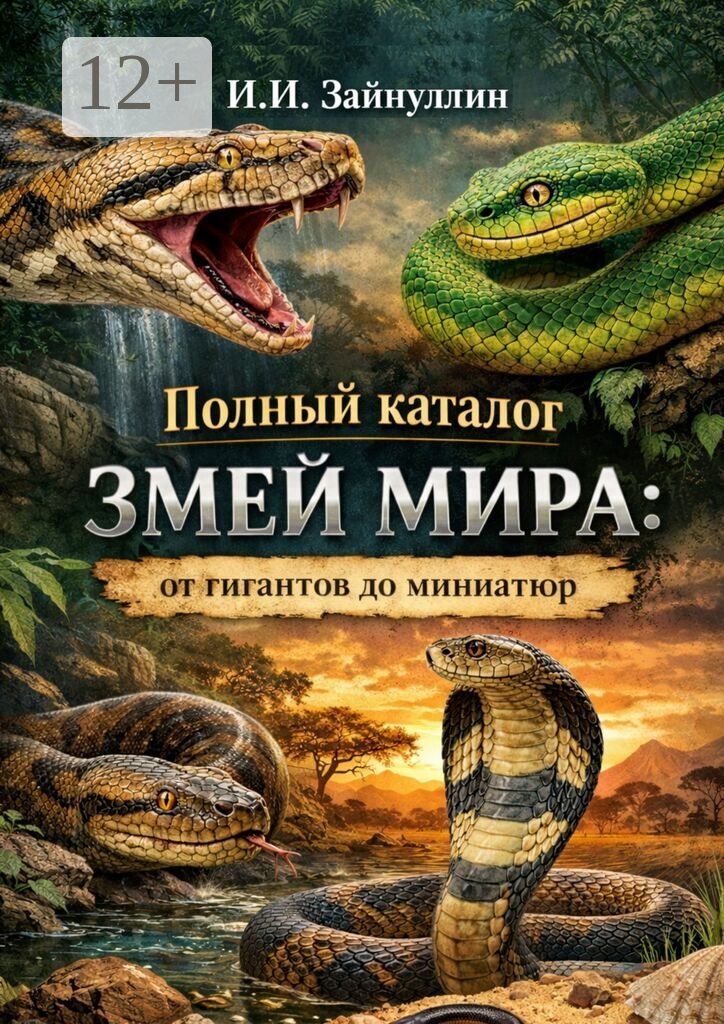 Полный каталог змей мира: от гигантов до миниатюр