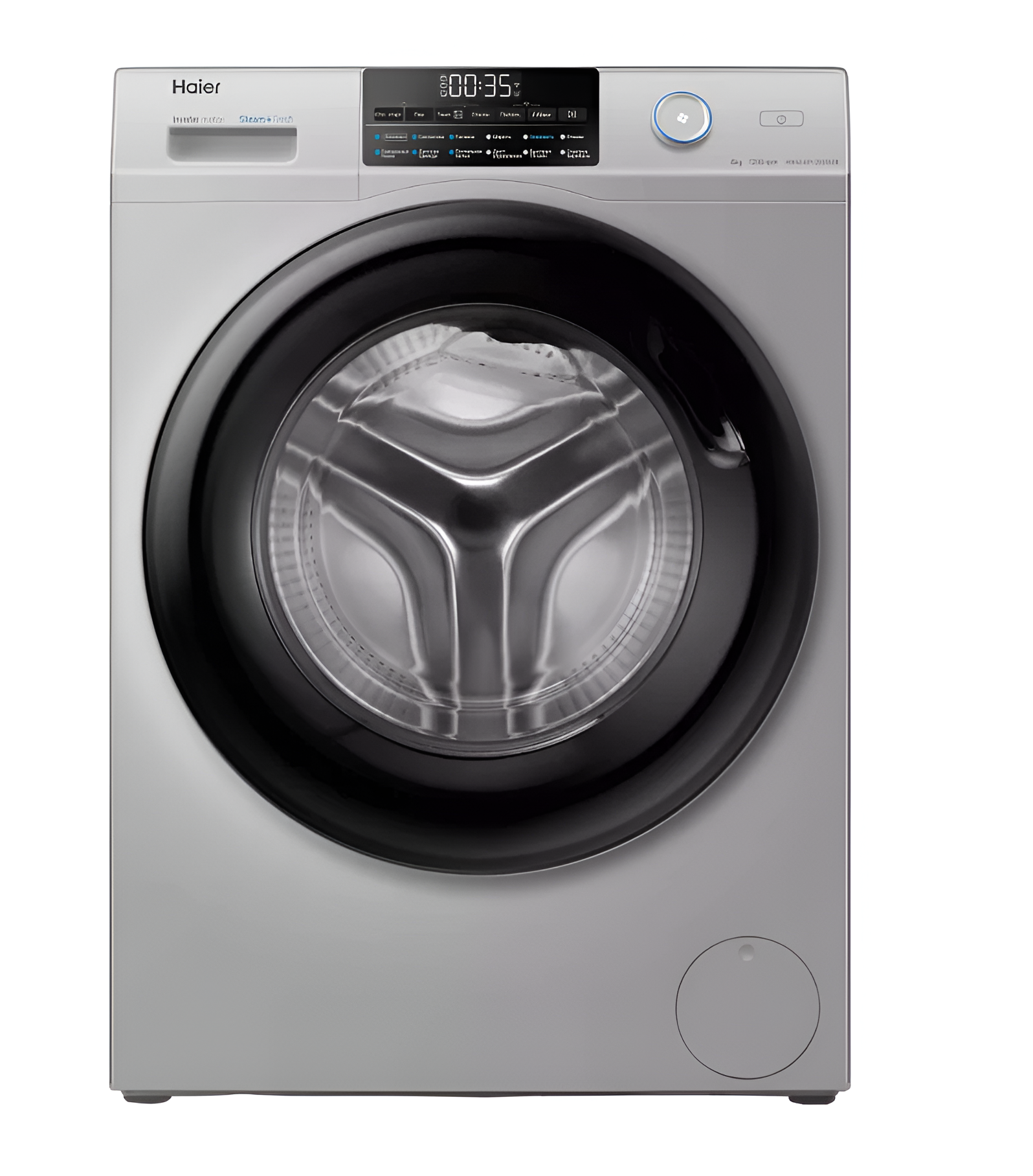 Стиральная машина Haier HW60-BP12959ASE, фронтальная, цвет серебристый