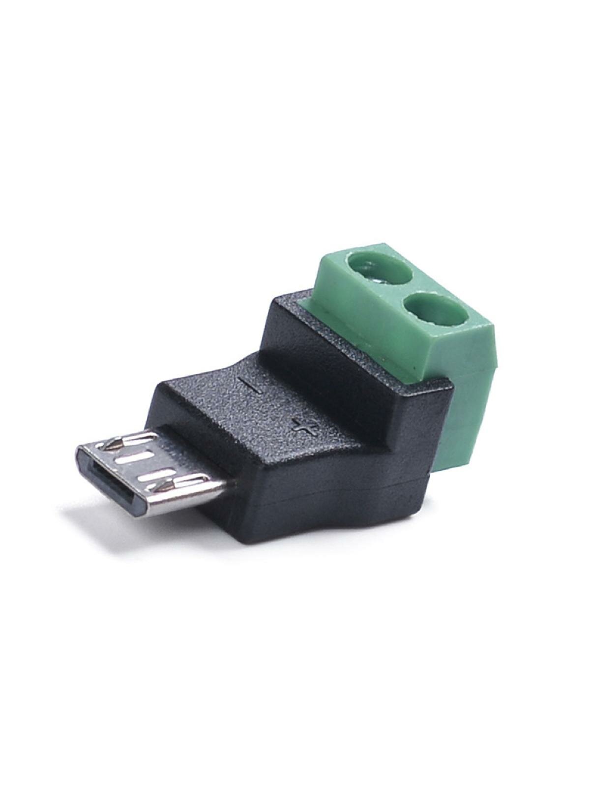 Адаптер питания Micro usb revolution с 2-контактным разъемом 5 В