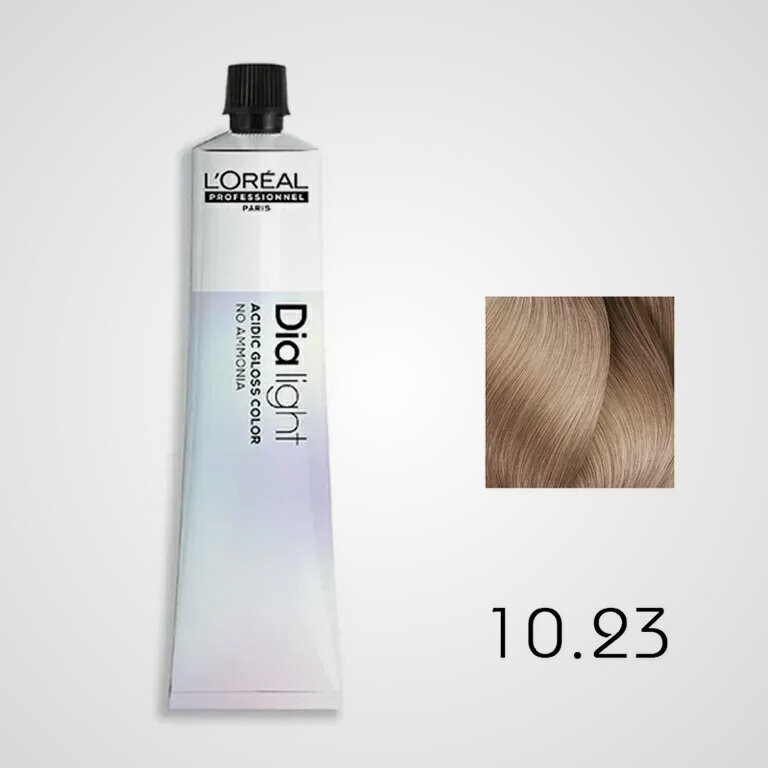 Краска для волос Dia Light 10.23 50 мл L'Oreal Professionnel Dia Light Milkshake 10.23 V049 Краска 50 мл