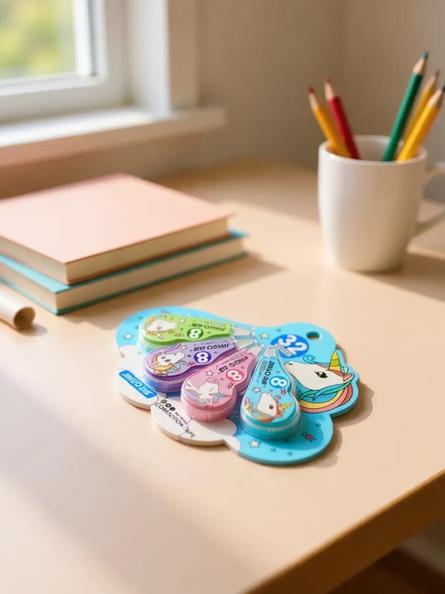 Штрих-корректор JINUO, сухой, ленточный, в упаковке 4 шт. по 8 м.