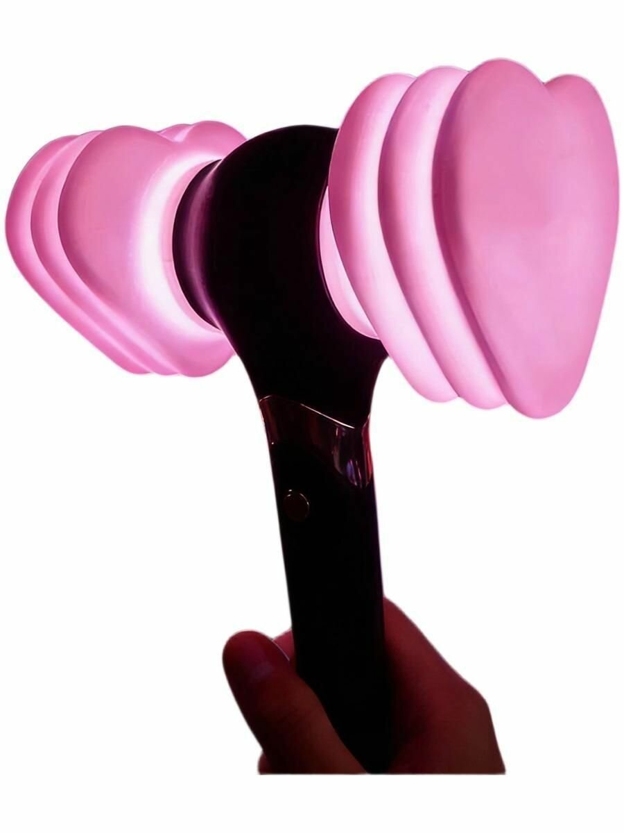 Лайтстик blackpink lightstick в наборе с голографическими карточками кпоп, молоток лайстик фанко kpop, ластик блек пинк