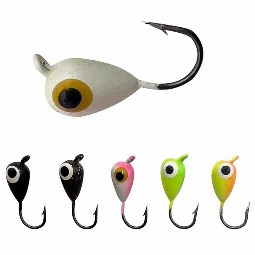 Мормышки для зимней и летней рыбалки, клоп, набор 6 шт.