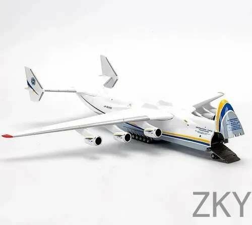 Игрушечная модель самолета/модель самолета ан 225 мрия в масштабе 1:200/длина 44 см