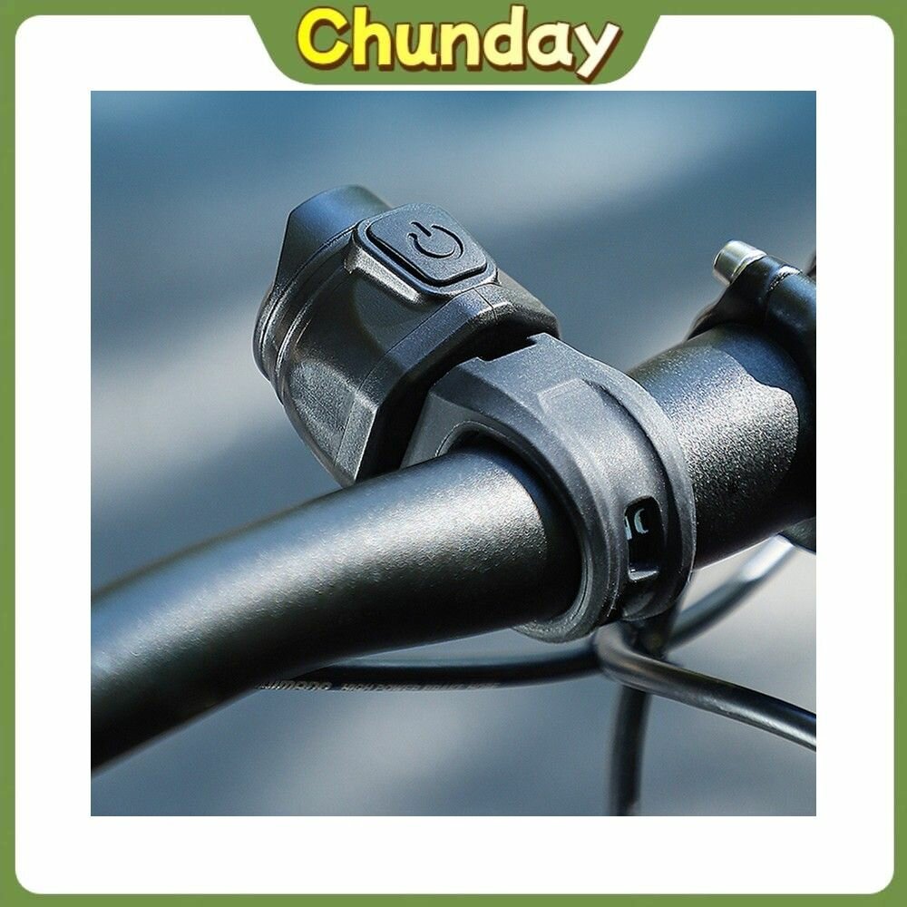 Велосипедный электрический звонок 80 дБ, USB перезаряжаемый, для руля