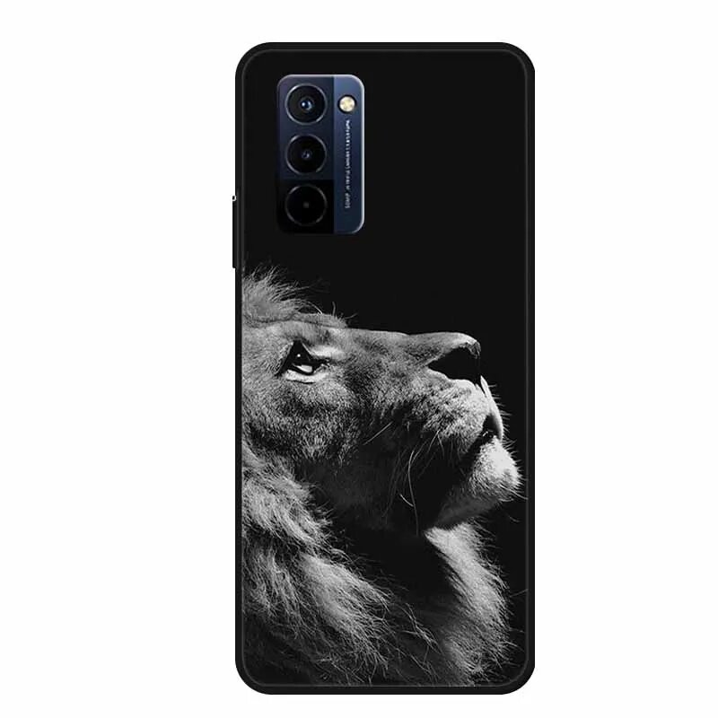 Чехол Wiko 10 черный, силикон, 6.75"