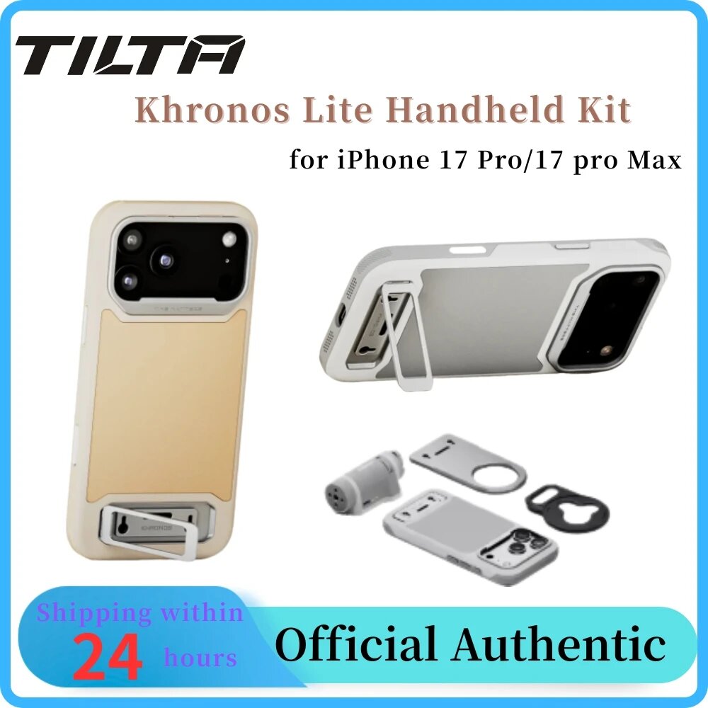 Комплект TILTA Khronos Lite для iPhone 17 Pro/17 Pro Max: чехол MagSafe и рукоятка для управления камерой (Ultimate Kit) — фото 1