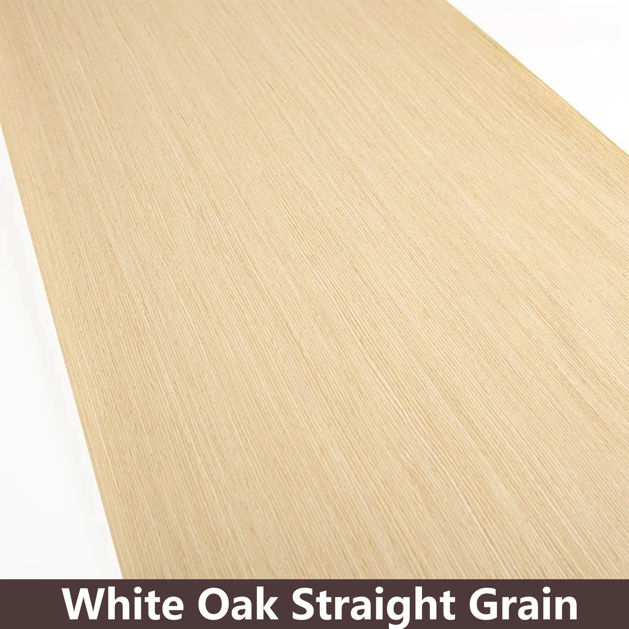 Шпон из белого дуба 58x250 см Straight Grain