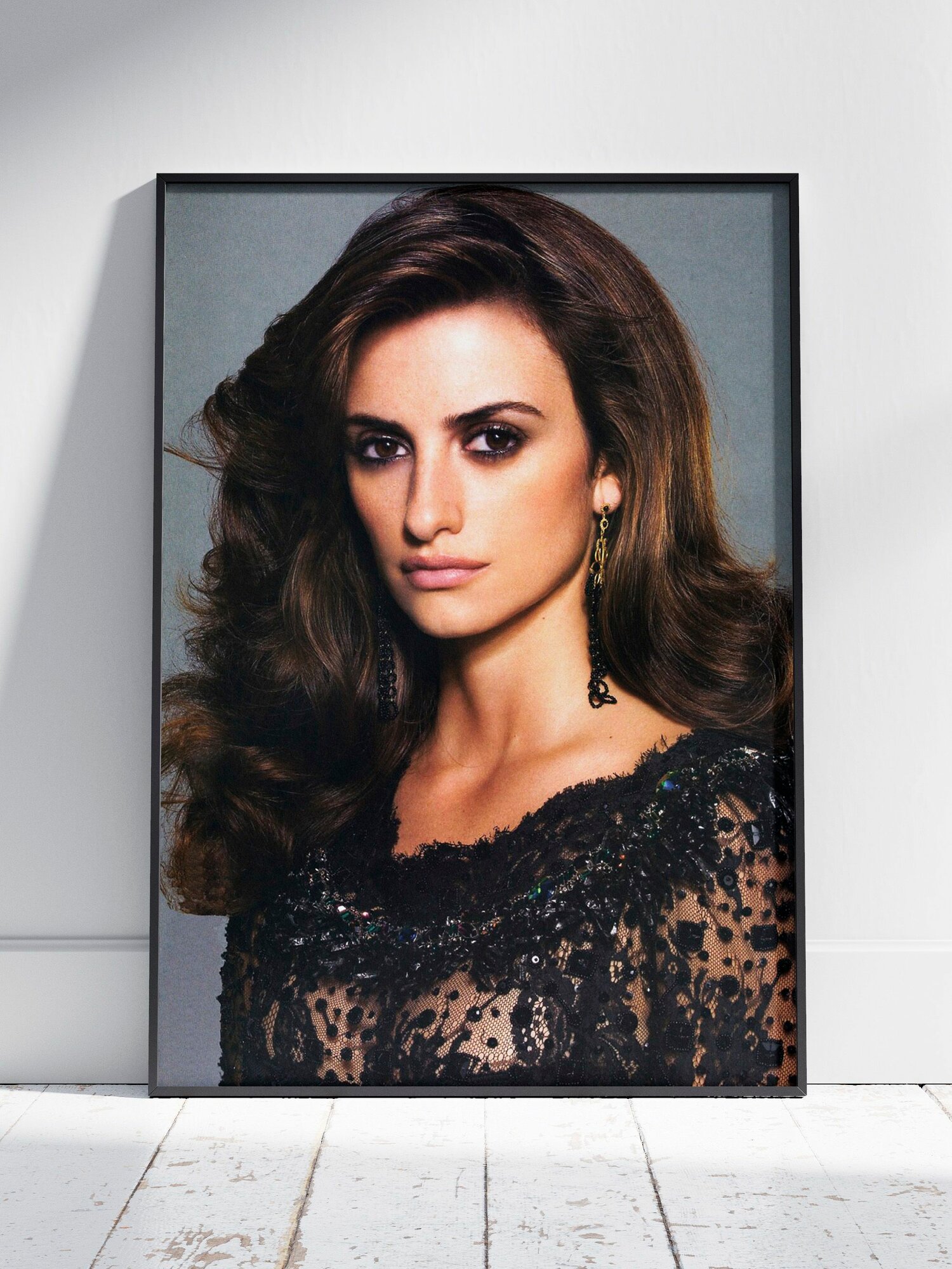 Плакат на стену для интерьера Пенелопа Крус (Penelope Cruz 12) - Постер по актеру фильма, кино, сериала формата A4 (21x30 см)