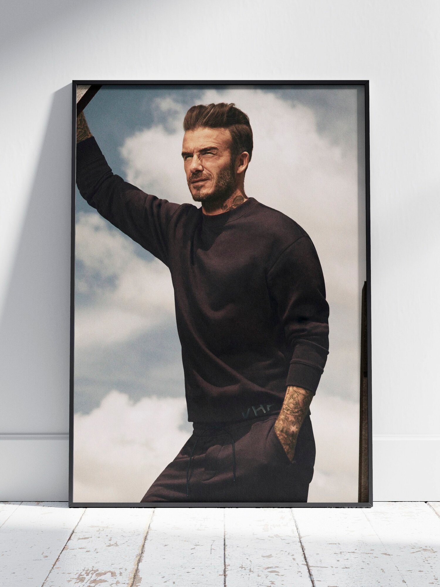 Плакат на стену для интерьера Дэвид Бекхэм (David Beckham 43) - Постер по актеру фильма, кино, сериала формата A4 (21x30 см)