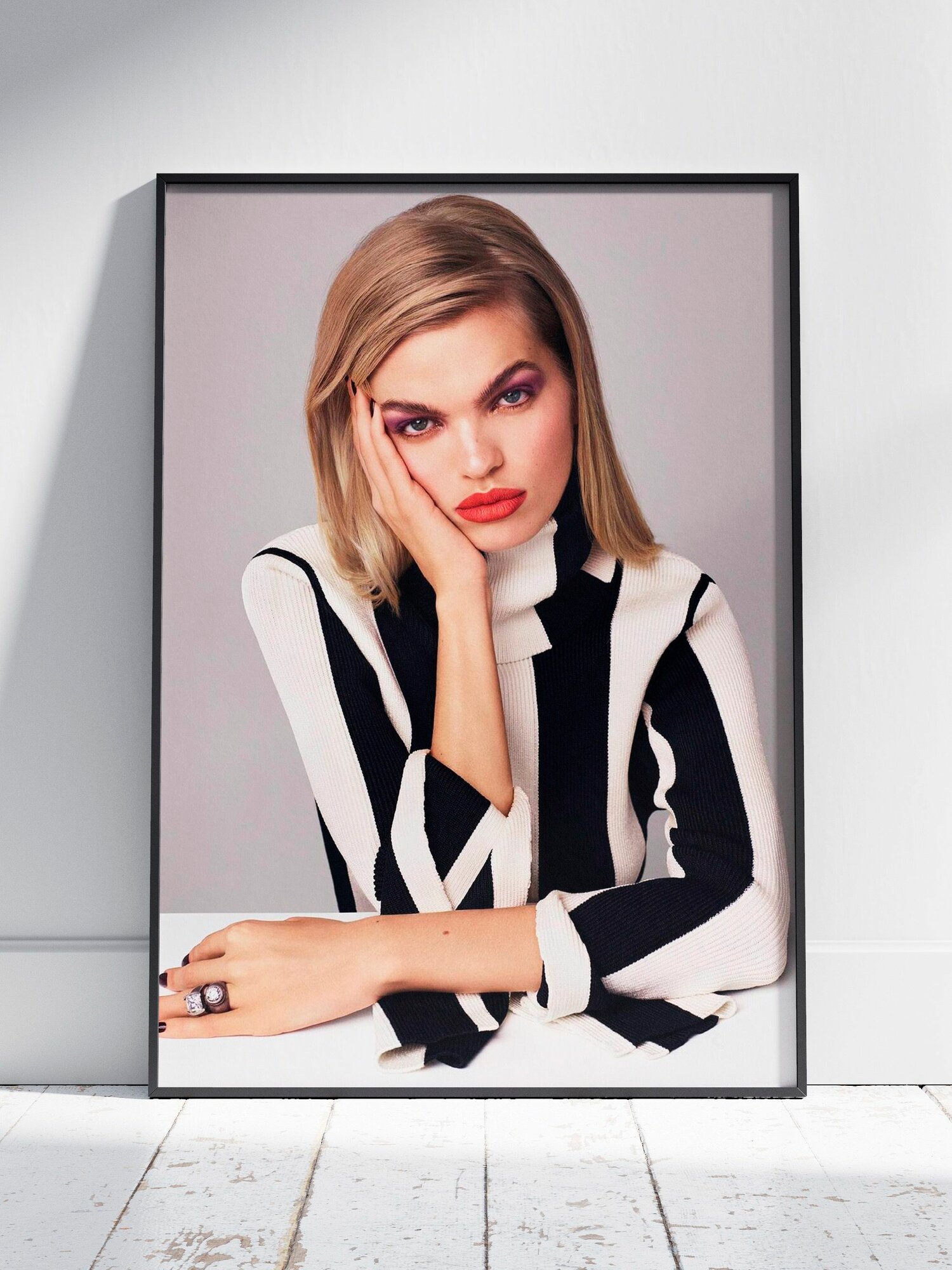 Плакат на стену для интерьера Дафна Груневельд (Daphne Groeneveld 29) - Постер по модели, бренду и моде формата A4 (21x30 см)