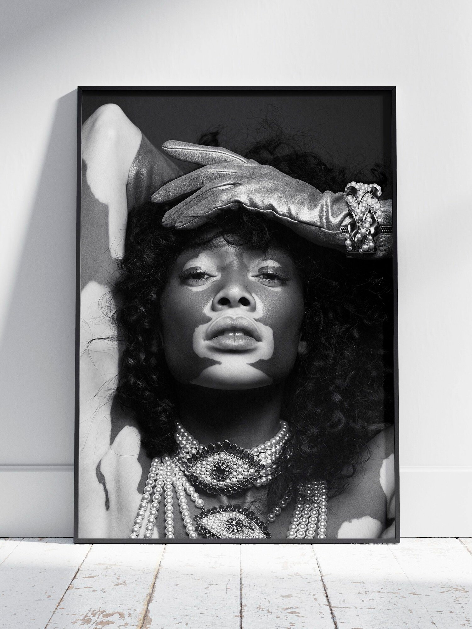 Плакат на стену для интерьера Винни Харлоу (Winnie Harlow 29) - Постер по модели, бренду и моде формата A4 (21x30 см)