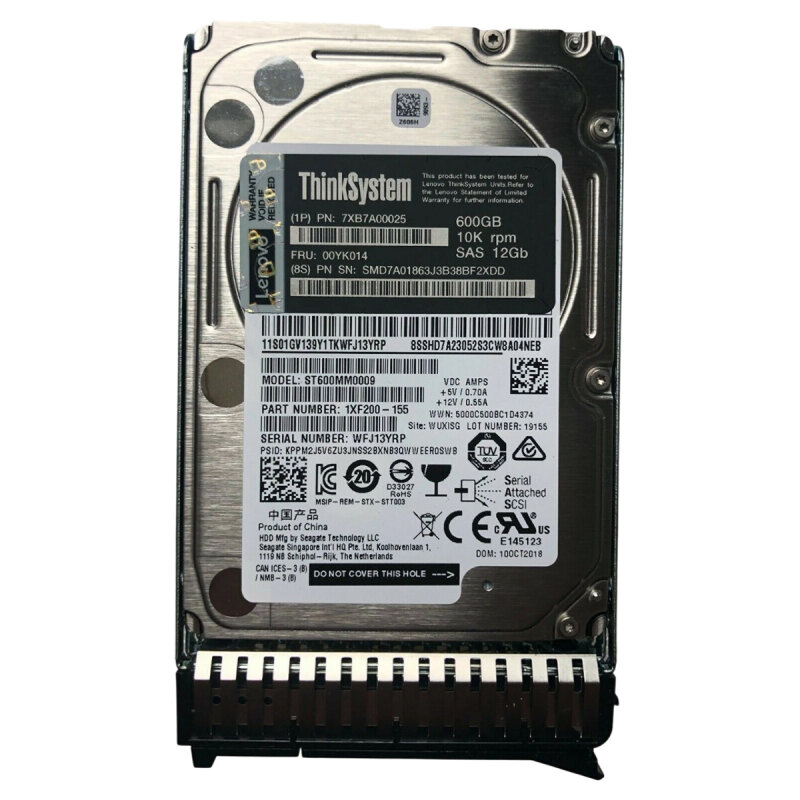 Жесткий диск Lenovo 7XB7A00025 600Gb SAS 2,5" HDD