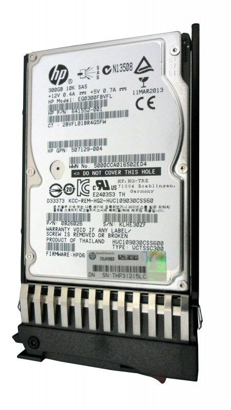 Жесткий диск HP EG0300FBVFL 300Gb SAS 2,5" HDD