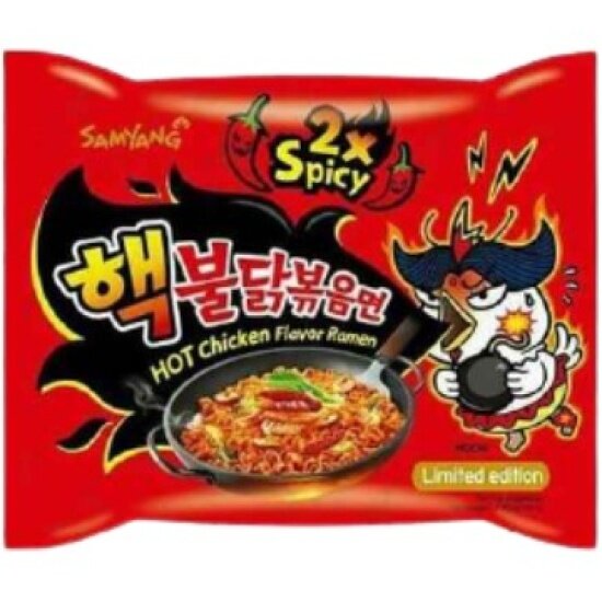 Лапша быстрого приготовления Самянг Samyang Рамэн Курицы Бульдак и перец чили 140г