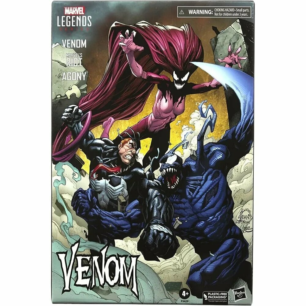 Фигурки Hasbro Marvel Legends Series Action Figures Venom boxed for 3 people-16cm; Марвел фигурки