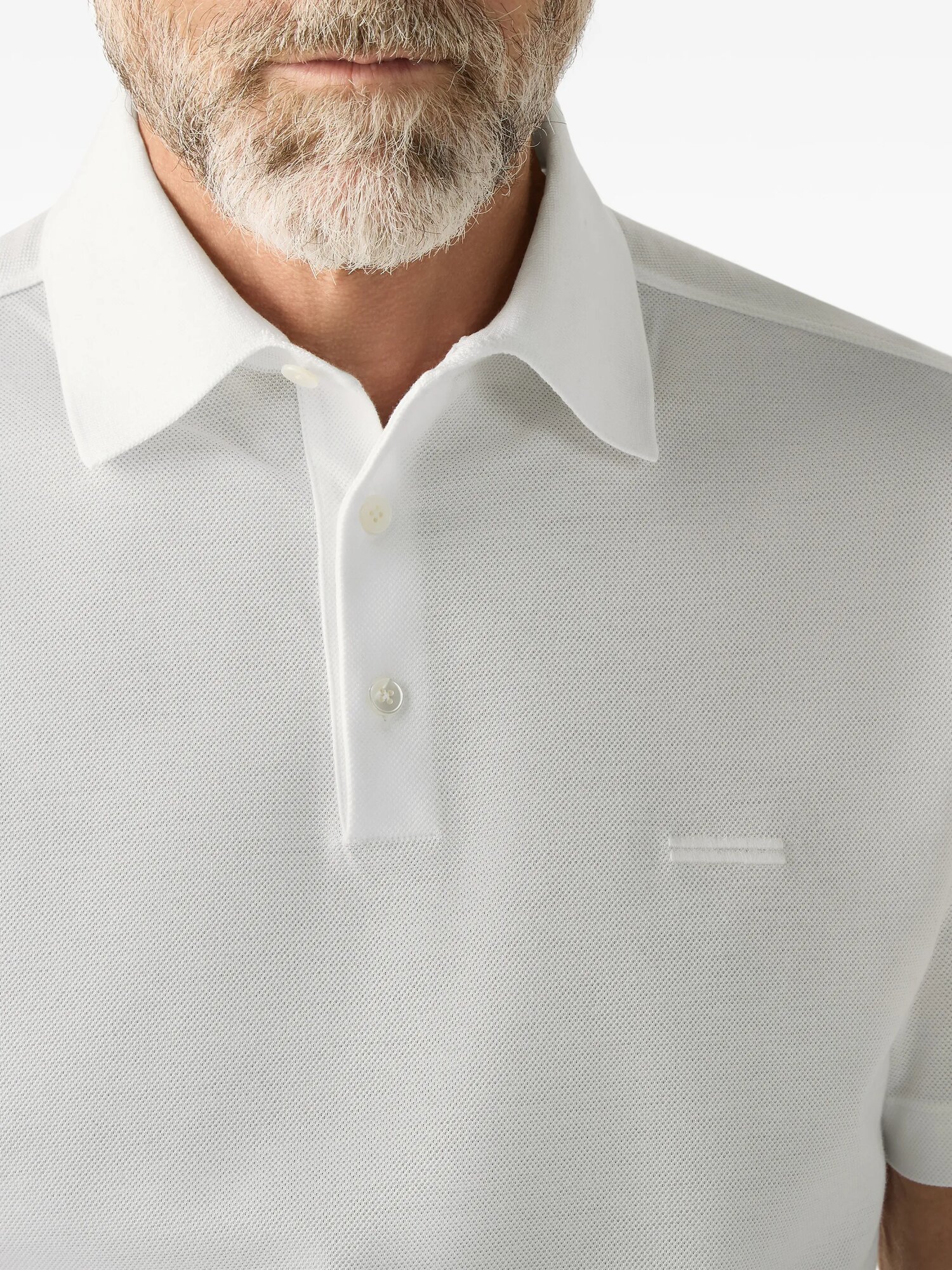 Рубашка Ermenegildo Zegna Optical White, размер 56, white — фото 1
