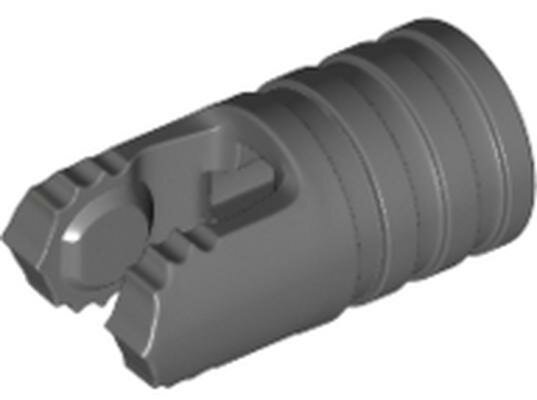 Деталь Lego 57360 Hinge Cylinder 1 x 2 Locking with 2 Fingers, 7 Teeth and Axle Hole on Ends without Slots