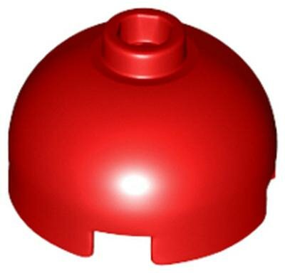 Деталь Lego 553c Brick, Round 2 x 2 Dome Top with Bottom Axle Holder - Hollow Stud