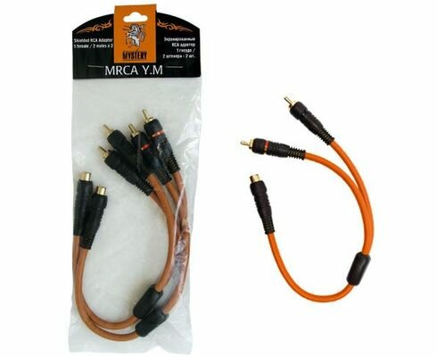 MYSTERY Кабель RCA, двойной экран, Y-адаптер, пара MRCA Y. M.*****