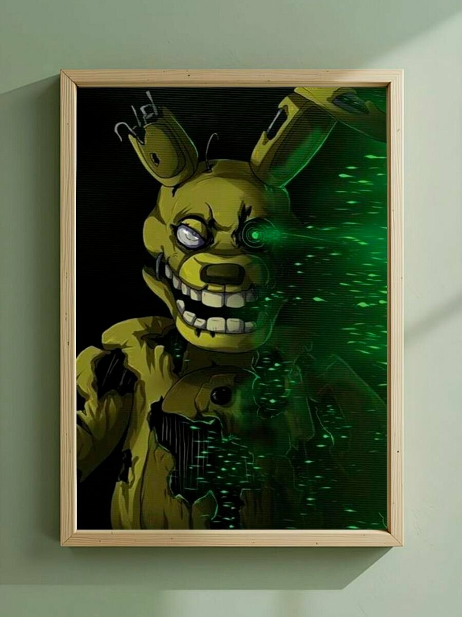 Постер, плакат на стену "Five Nights at Freddy's / Фнаф 5 " 42 см х 29,7 см (А3)