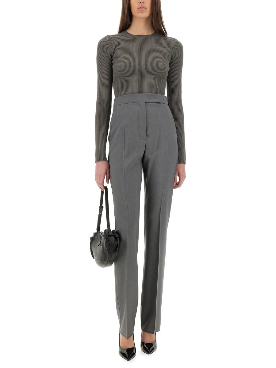 Брюки классические Max Mara, размер 40, серый — фото 1