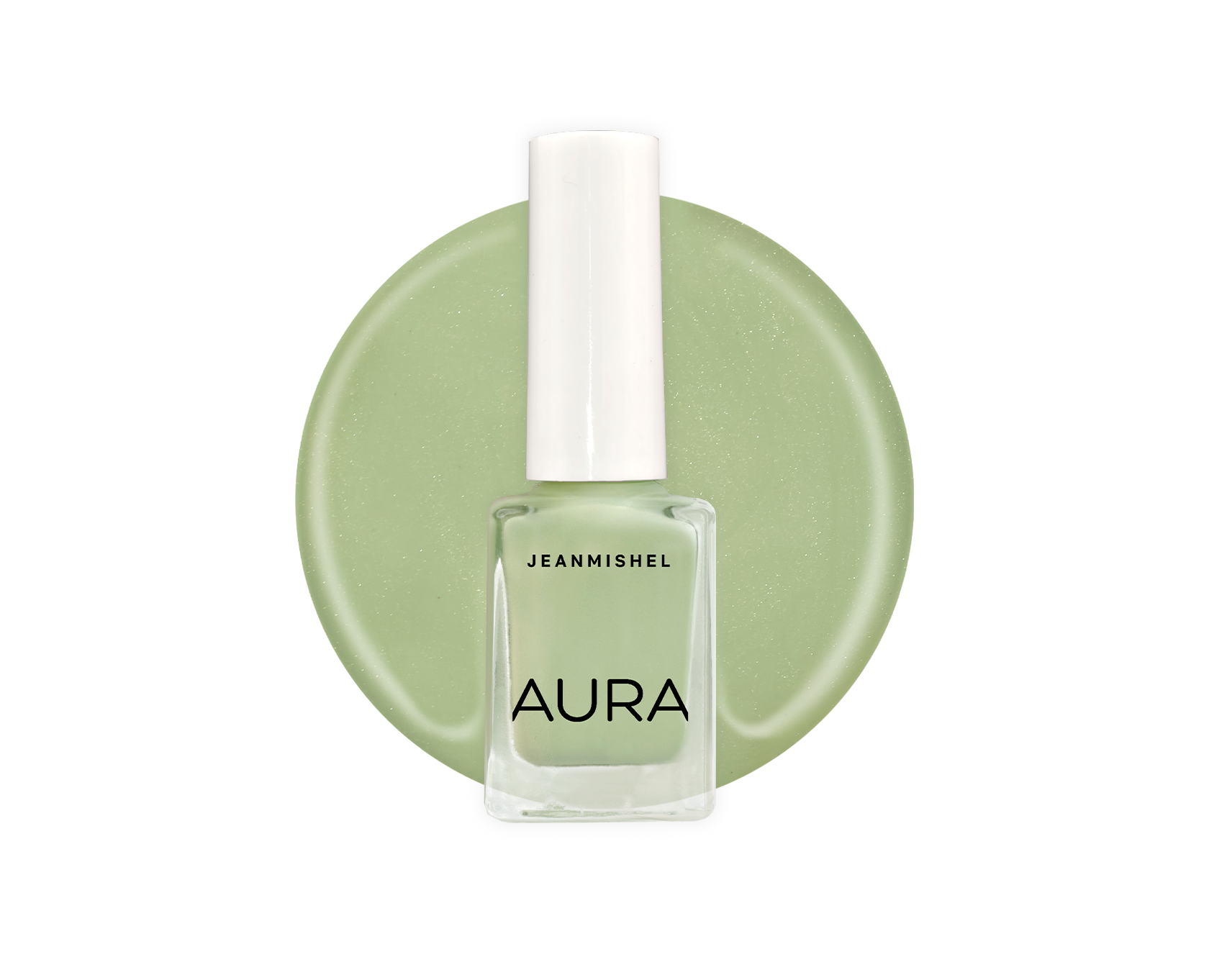 Лак для ногтей AURA тон 489 цвет киви