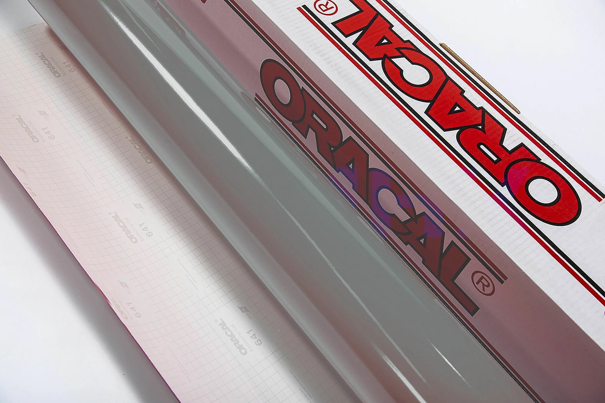 Пленка самоклеящаяся Oracal 641 G 071 1*50 м серая, глянцевая, рулон