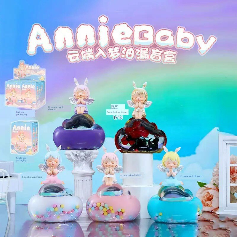[Annie Baby Cloud Dream] Фигурка-сюрприз Oil Leak Blind Box, милое украшение, декор для стола, подарок на день рождения