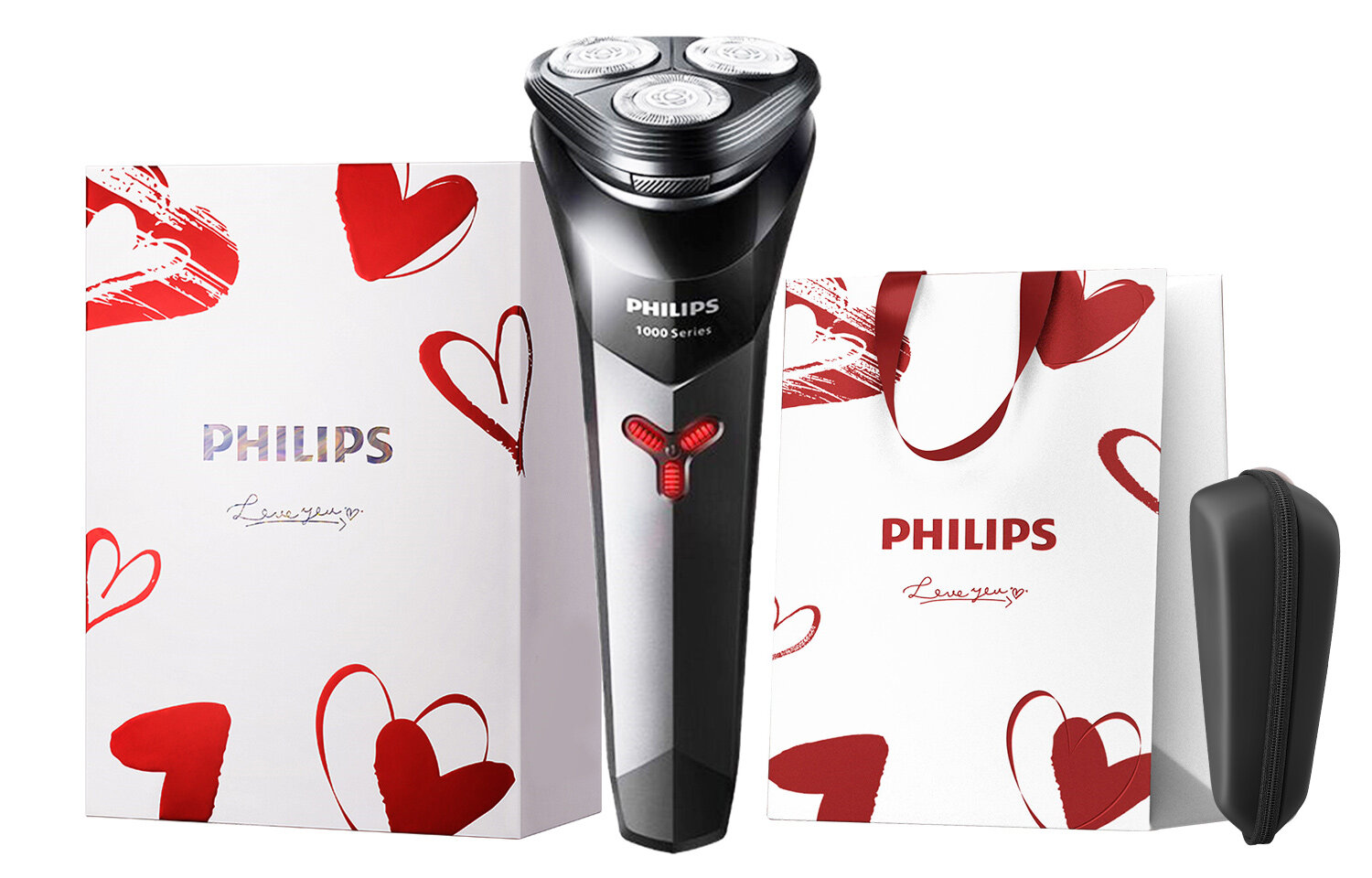 Электробритва унисекс Philips S1113 Rotational Electric Shaver, Black, Sincere Box