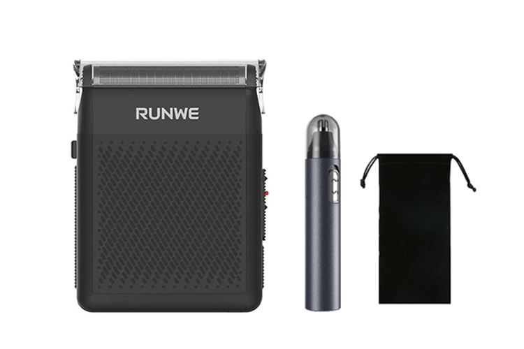 Электробритва мужская RUNWE RS750 однолезвийная, портативная