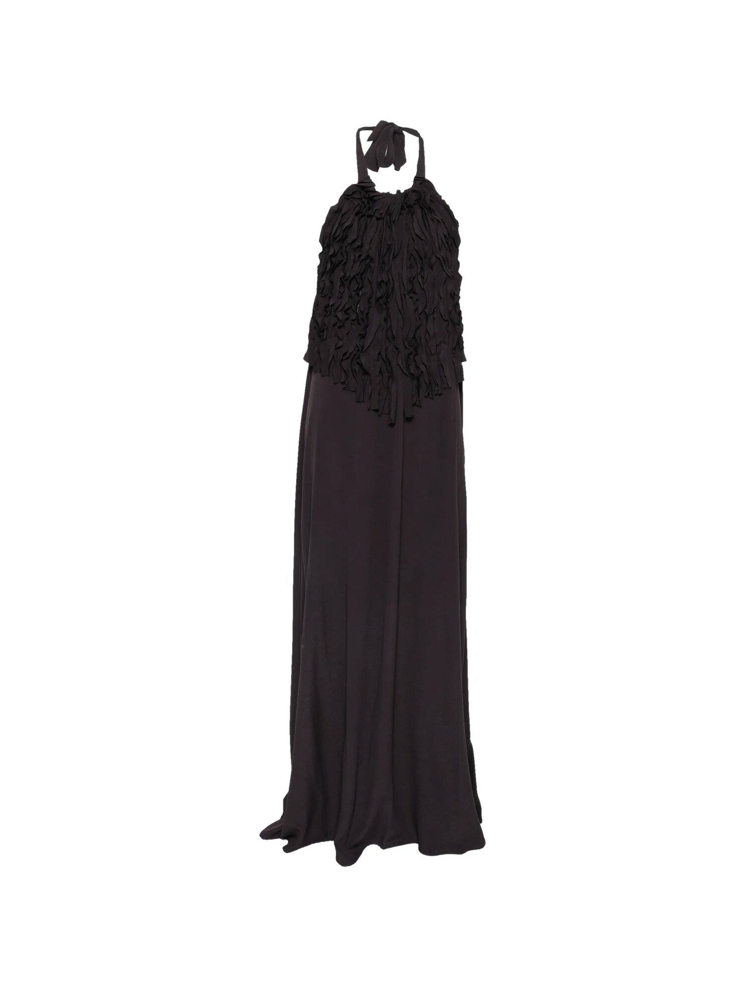 Платье SU Ruffled halterneck dress