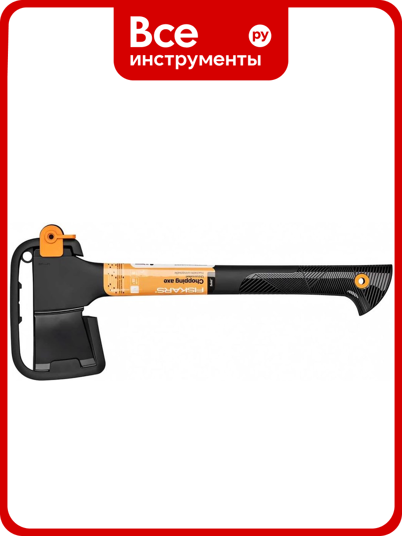 Универсальный топор FISKARS Solid A10 1051085 – хозяйственный с лезвием из высококачественной стали и рукоятью