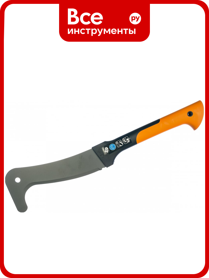 Малый секач для сучьев Fiskars 126004/ 1003609, рубки мелких ветвей, поленьев