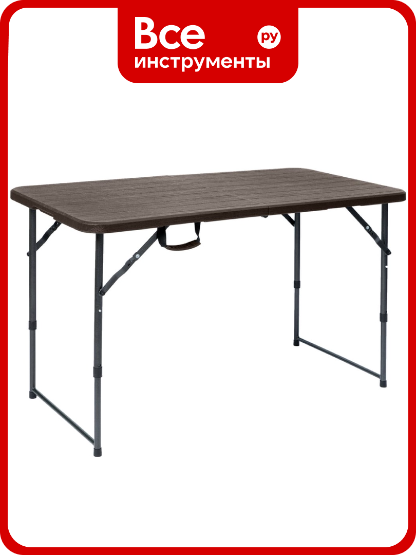 Складной стол Green glade F2120, пластик, с каркасом из стали, каркас, HDPE столешница, квадратная форма