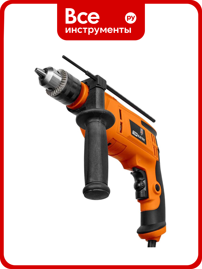 Ударная дрель TDM ELECTRIC ДУ-850 Рубин 850 Вт SQ1086-0103, изменения направления вращения