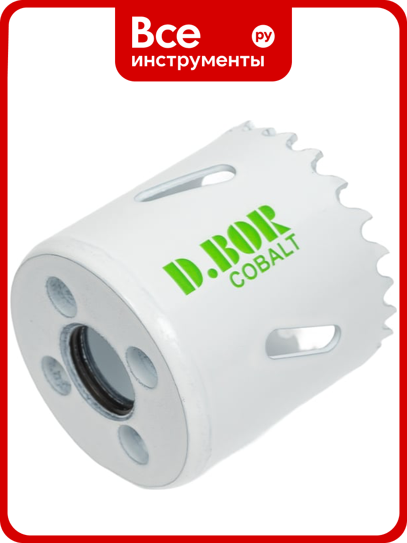 Коронка биметаллическая COBALT M42 44 мм D.BOR D-HS-BIM-CO-38-044