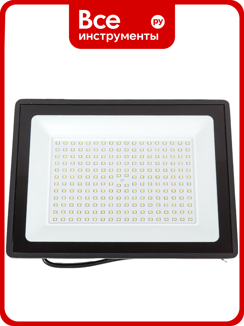 Прожектор светодиодный Сириус А SFL 200W 290x220x30мм 6500K 16000Лм IP65 СириусА SFL-200W-B-65K-2, красный