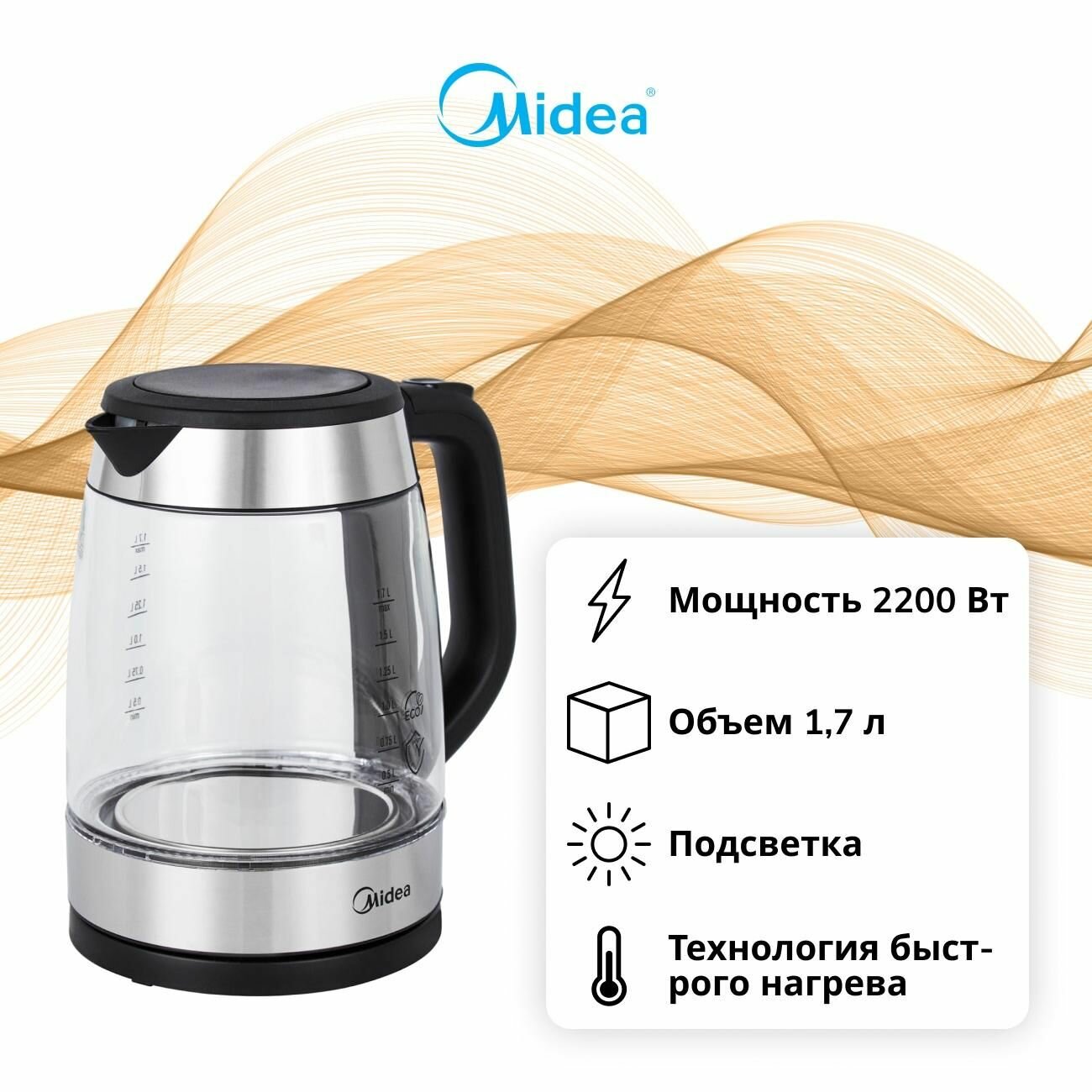 Электрочайник Midea MK-8008