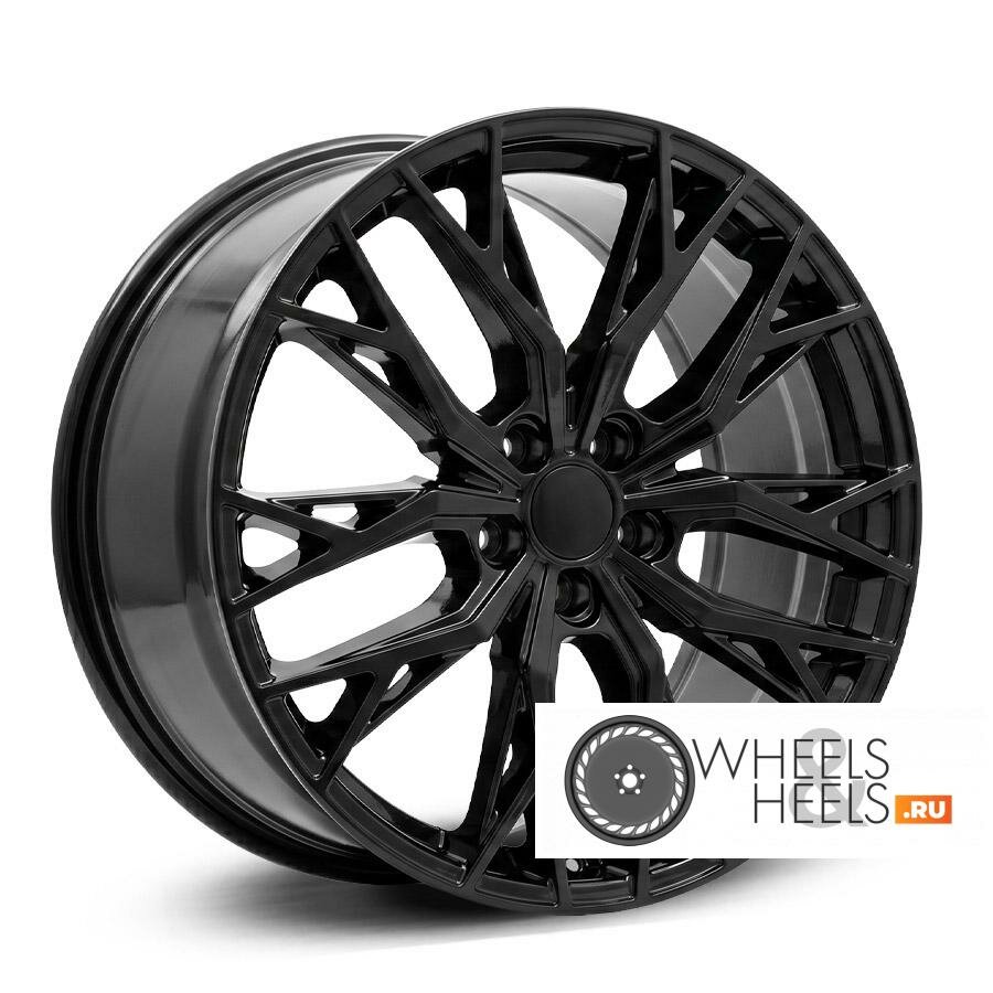 Диск автомобильный литой RST R052 20x8 5x114.3 et35 dia60.1 Черный глянцевый