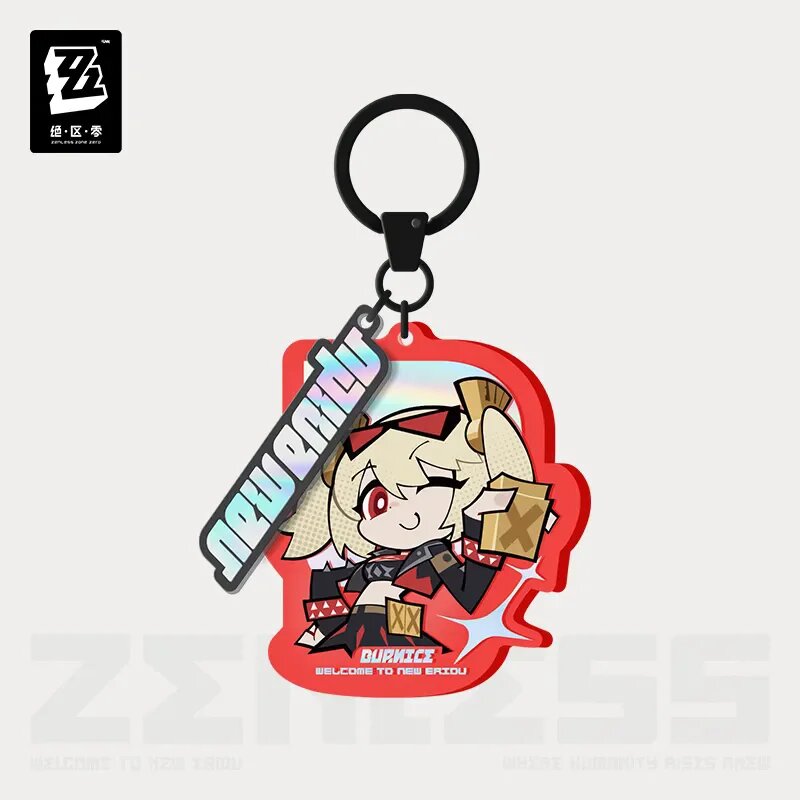 [Подлинный] miHoYo Game Zenless Zone Zero Q-версия акриловый кулон Pulchra Caesar Luciana мультяшный брелок для ключей косплей рождественские подарки