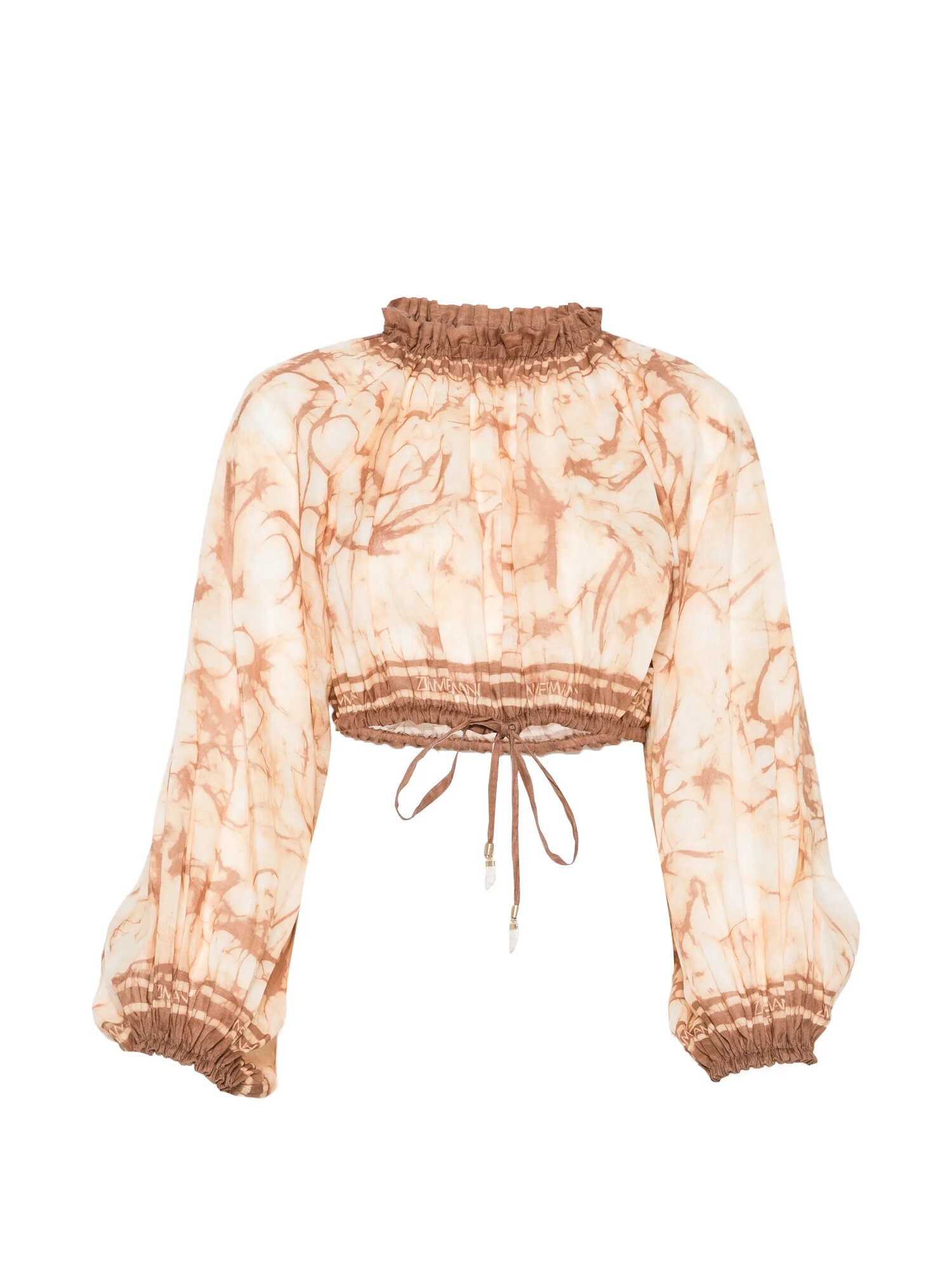 Блуза Tie-dye cropped blouse