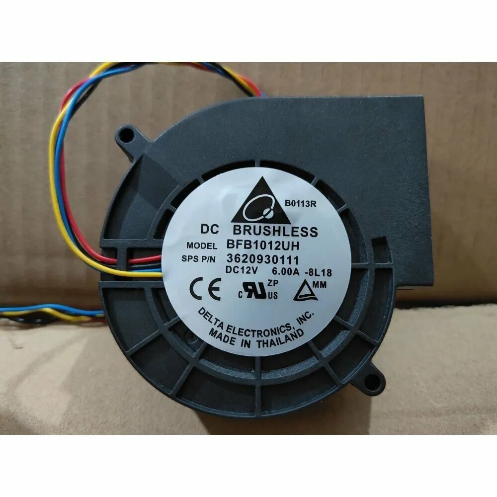 Вытяжной вентилятор турбо 12V 6A BFB1012UH. 4 провода 9733