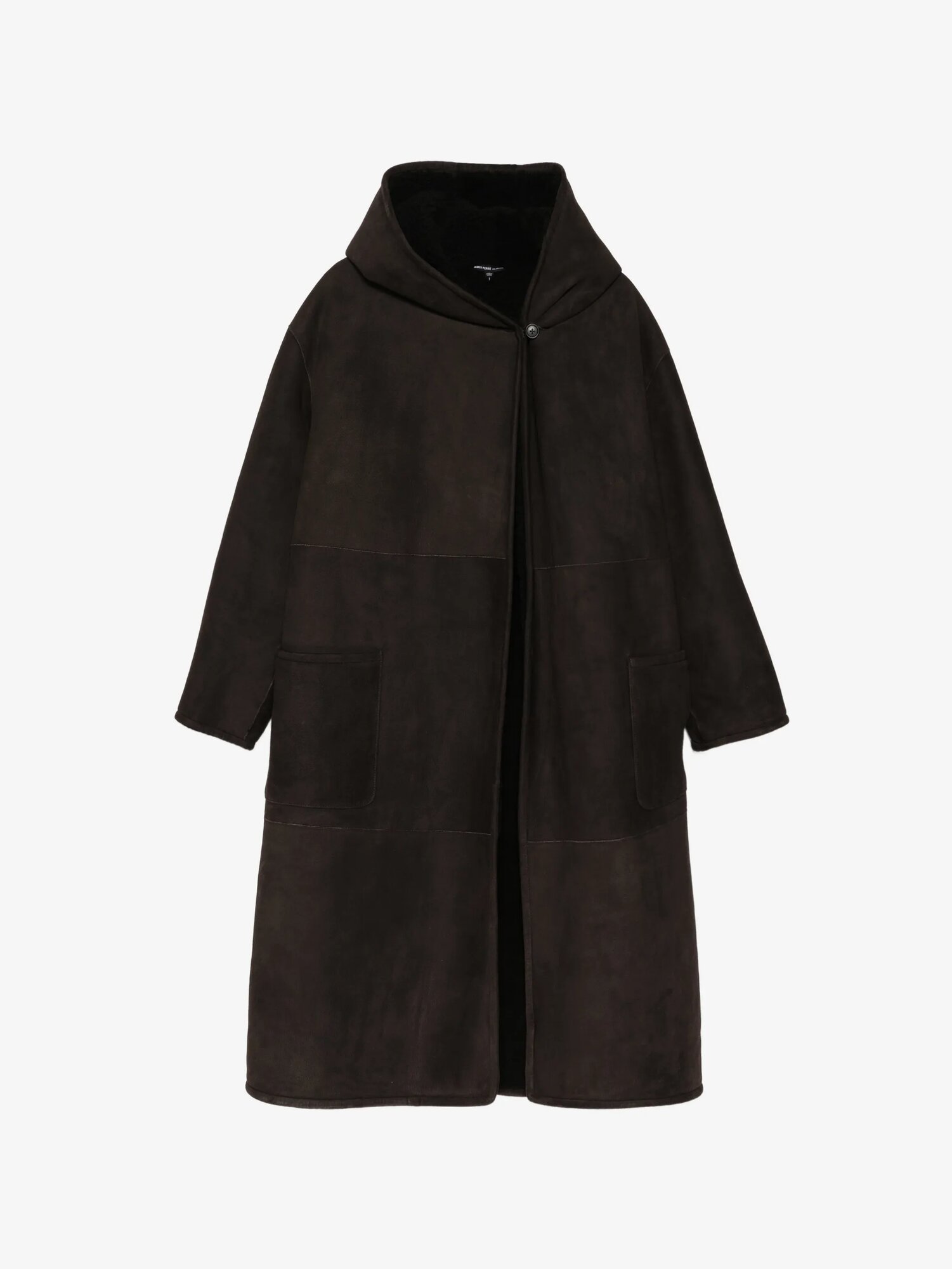 Пальто Shearling hooded coat