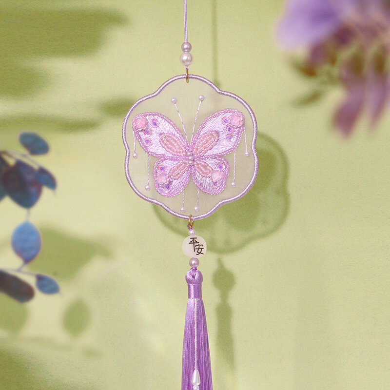 Набор для вышивания «Flower Dance Butterfly Dream» DIY - без шаблона, комплект материалов для подарка на День рождения,