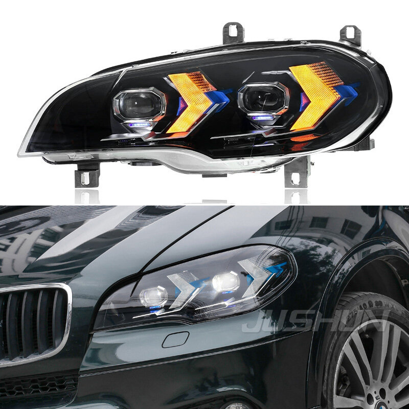 Автомобильная фара в сборе применяется к BMW X5 E70 2006-2013