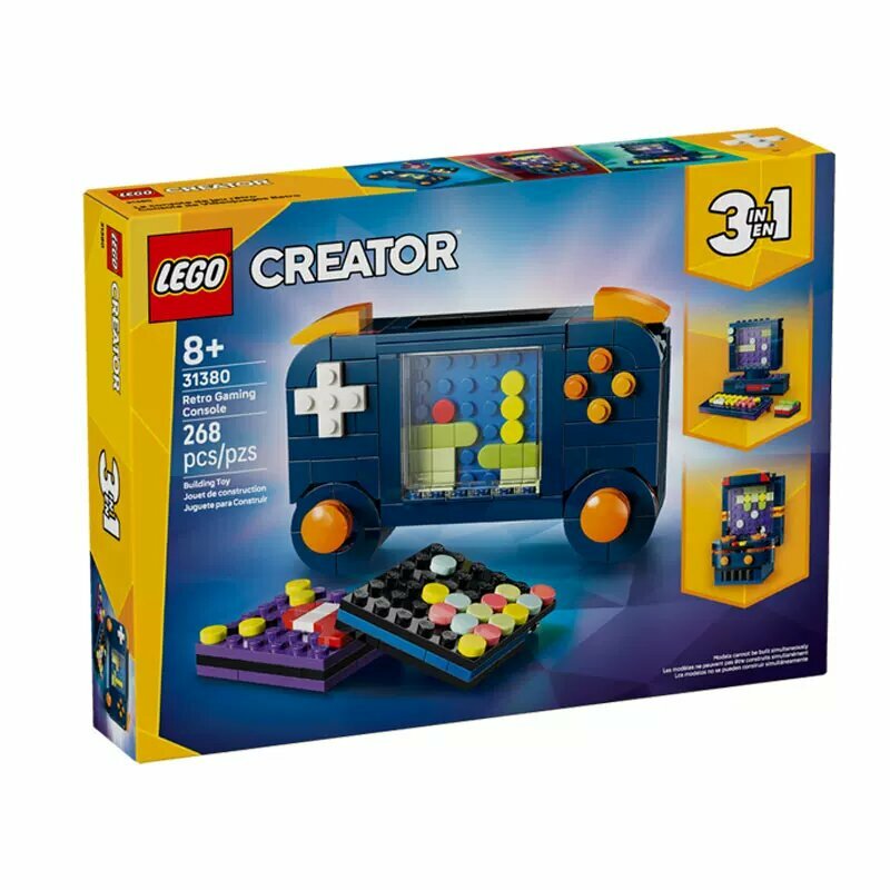 LEGO 31380 Ретро игровая консоль набор для сборки, новая в оригинальной упаковке, для мальчиков и девочек, 300+