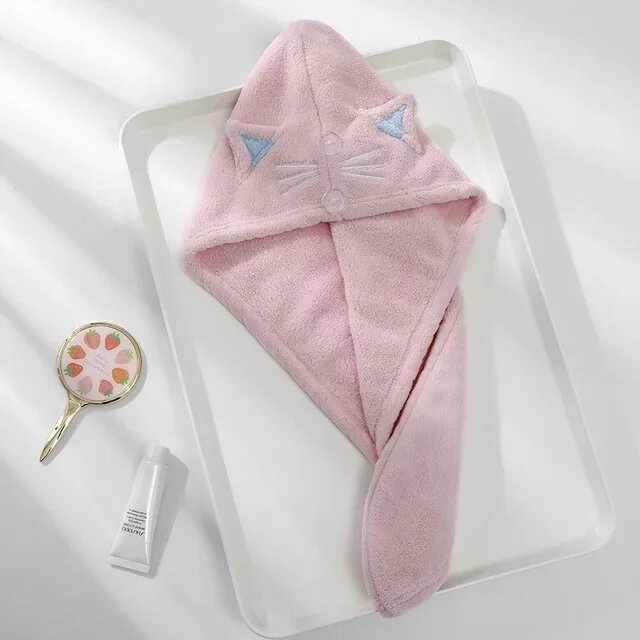 Микрофибровое полотенце для кошек Розовый, Pink